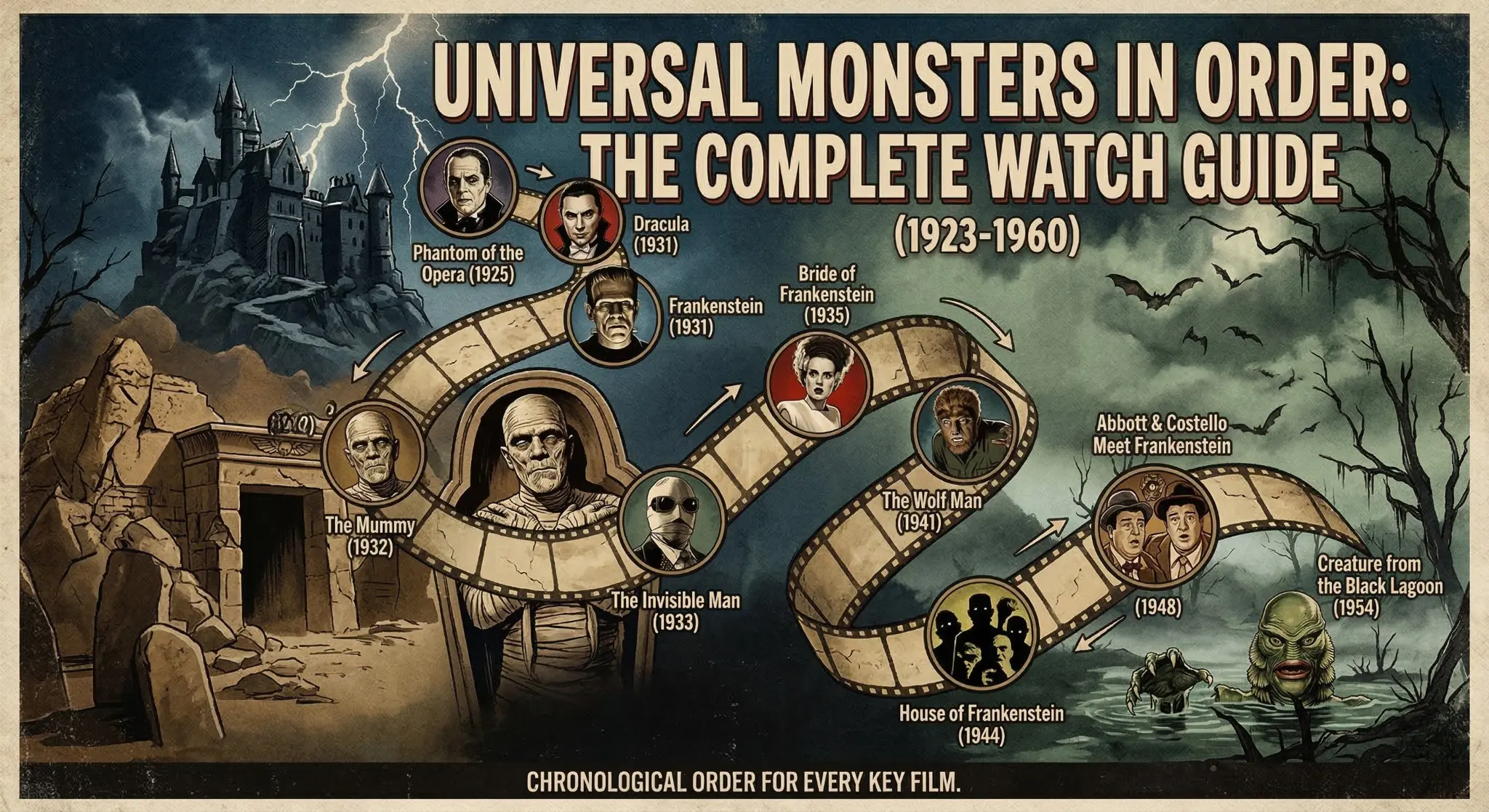 Universal Monsters in Order: The Complete Watch Guide - CreepyCinema.Com